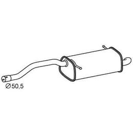 VEGAZ Endschalld&auml;mpfer pgs410 f&uuml;r Peugeot