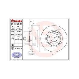 MAGNETI MARELLI Bremsscheibe 360406172301 voll 328mm 12mm f&uuml;r RAM CHRYSLER FIAT DODGE VW