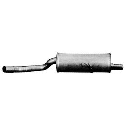 VEGAZ Endschalld&auml;mpfer fts88 hinten f&uuml;r Fiat