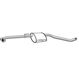 VEGAZ Mittelschalld&auml;mpfer os366 f&uuml;r Opel