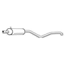 VEGAZ Mittelschalld&auml;mpfer rs356 f&uuml;r RENAULT