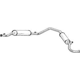 VEGAZ Endschalld&auml;mpfer pgs71 f&uuml;r Peugeot Fiat Citro&euml;n