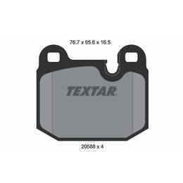 TEXTAR Bremsbelagsatz, Scheibenbremse 2058805 f&uuml;r BMW