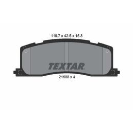 TEXTAR Bremsbelagsatz, Scheibenbremse 2168801 f&uuml;r TOYOTA