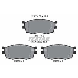 TEXTAR Bremsbelagsatz, Scheibenbremse 2431701 f&uuml;r KIA HYUNDAI