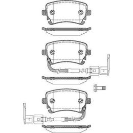 TRISCAN Bremsbelagsatz, Scheibenbremse 811029041 f&uuml;r Audi VW