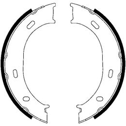 ATE Bremsbackensatz, Feststellbremse 03013703972 f&uuml;r Mercedes VAG
