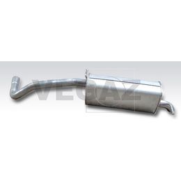 VEGAZ Endschalld&auml;mpfer sks91 hinten f&uuml;r SEAT
