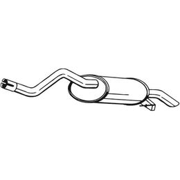 BOSAL Endschalld&auml;mpfer 200033 f&uuml;r RENAULT