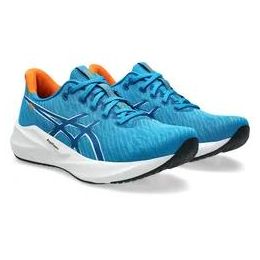 Laufschuh asics "VERSABLAST 4", Damen, Gr. 44, aegean blau, wei&szlig;, Synthetik, Schuhe Laufschuh