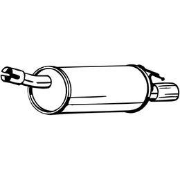 BOSAL Endschalld&auml;mpfer 200169 f&uuml;r DACIA