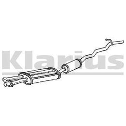 VEGAZ Endschalld&auml;mpfer fs474 f&uuml;r Ford