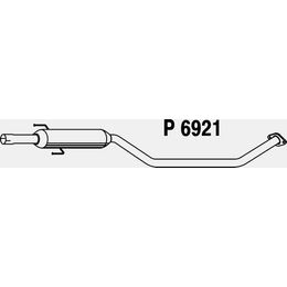 VEGAZ Mittelschalld&auml;mpfer ts339 mitte f&uuml;r TOYOTA