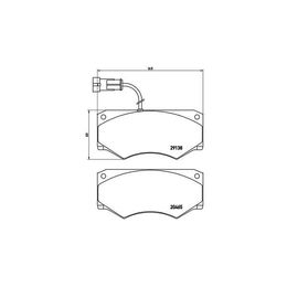 MAGNETI MARELLI Bremsbelagsatz, Scheibenbremse 363700506016 f&uuml;r SATURN Iveco