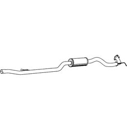 VEGAZ Mittelschalld&auml;mpfer mis243 f&uuml;r MITSUBISHI