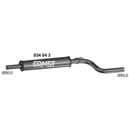 VEGAZ Mittelschalld&auml;mpfer os770 f&uuml;r Opel