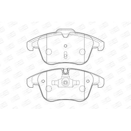 Champion Bremsbelagsatz, Scheibenbremse 573311ch f&uuml;r CITRO&Euml;N PEUGEOT