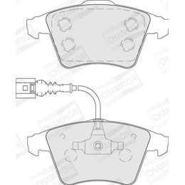 Champion Bremsbelagsatz, Scheibenbremse 573391ch f&uuml;r VAG