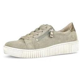 Sneaker Gabor "Sneaker low", Damen, Gr. 40,5, gr&uuml;n, Schuhe Sneaker