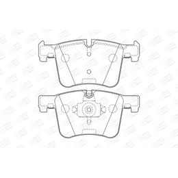 Champion Bremsbelagsatz, Scheibenbremse 573432ch f&uuml;r BMW