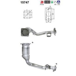 AS Katalysator 15747 f&uuml;r Citro&euml;n