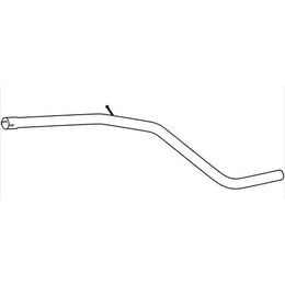 VEGAZ Abgasrohr rr433 mitte f&uuml;r DACIA