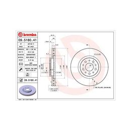 MAGNETI MARELLI Bremsscheibe 360406165801 Innenbel&uuml;ftet-Bel&uuml;ftung mit tropfenf&ouml;rmigen Fl&uuml;geln 281mm 26mm f&uuml;r FIAT