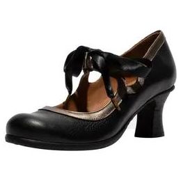 Pumps Fly London "Fly London Pumps Leder", Damen, Gr. 37, schwarz, Leder, Schuhe Pumps