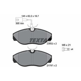 TEXTAR Bremsbelagsatz, Scheibenbremse 2360201 f&uuml;r Peugeot Citro&euml;n Fiat