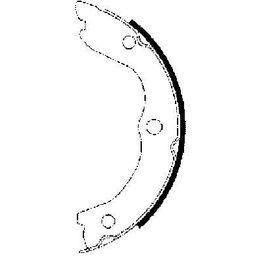 TEXTAR Bremsbackensatz, Feststellbremse 91062700 f&uuml;r NISSAN