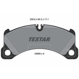 TEXTAR Bremsbelagsatz, Scheibenbremse 2468501 f&uuml;r Porsche