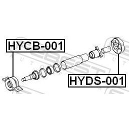 FEBEST Gelenk, L&auml;ngswelle hyds001 f&uuml;r HYUNDAI