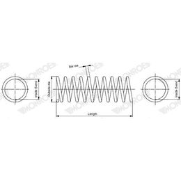 Monroe Fahrwerksfeder sp4786 f&uuml;r DACIA