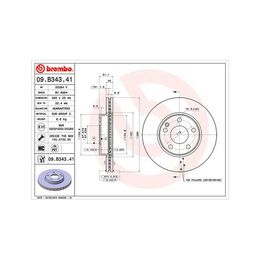 MAGNETI MARELLI Bremsscheibe 360406108401 Innenbel&uuml;ftet-Bel&uuml;ftung mit tropfenf&ouml;rmigen Fl&uuml;geln 280mm 25mm f&uuml;r MERCEDES-BENZ