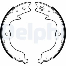 DELPHI Bremsbackensatz, Feststellbremse ls2008 f&uuml;r Peugeot MITSUBISHI Subaru