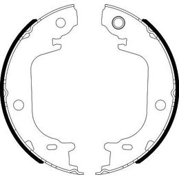 Hella Bremsbackensatz, Feststellbremse 8da355051201 f&uuml;r AMC TOYOTA