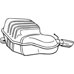 BOSAL Endschalld&auml;mpfer 235149 f&uuml;r Volvo