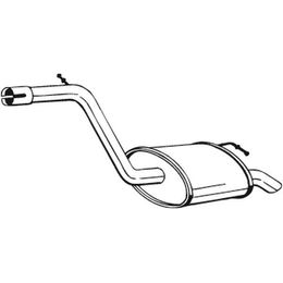 BOSAL Endschalld&auml;mpfer 154181 f&uuml;r Ford