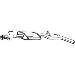 BOSAL Mittelschalld&auml;mpfer 200361 f&uuml;r RENAULT