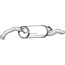 BOSAL Endschalld&auml;mpfer 228045 f&uuml;r TOYOTA