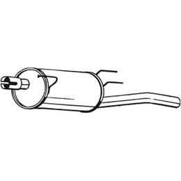 BOSAL Endschalld&auml;mpfer 185637 f&uuml;r Vaughall