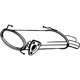 BOSAL Endschalld&auml;mpfer 135131 f&uuml;r Peugeot