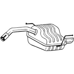 BOSAL Endschalld&auml;mpfer 100171 f&uuml;r ALFA ROMEO
