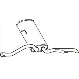VEGAZ Endschalld&auml;mpfer pgs510 f&uuml;r Peugeot