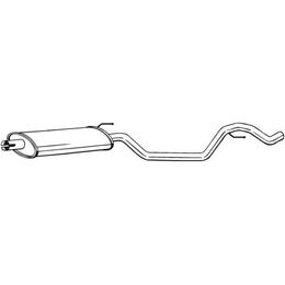 BOSAL Mittelschalld&auml;mpfer 286099 f&uuml;r Vaughall Opel