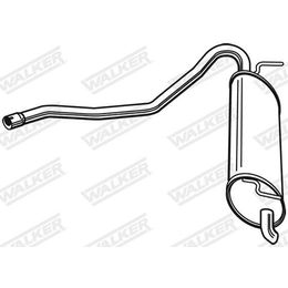 WALKER Endschalld&auml;mpfer 23912 f&uuml;r Fiat
