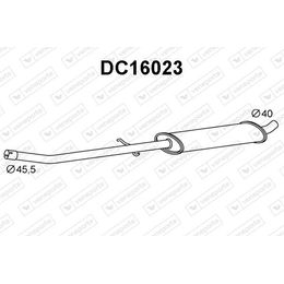 Veneporte Vorschalld&auml;mpfer dc16023 f&uuml;r DACIA