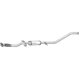 BOSAL Mittelschalld&auml;mpfer 293005 f&uuml;r HYUNDAI