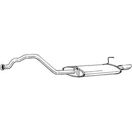 BOSAL Endschalld&auml;mpfer 283017 f&uuml;r Audi