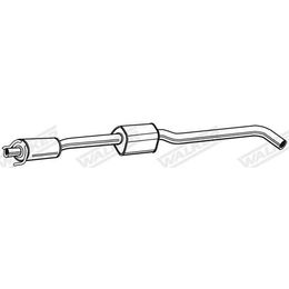 WALKER Mittelschalld&auml;mpfer 22344 f&uuml;r ROVER